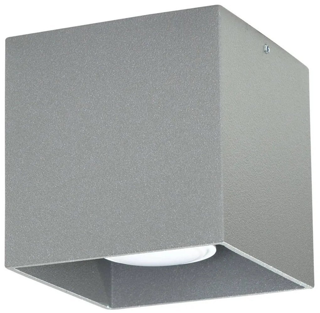 Stropní svítidlo Cube, 1x kovové stínítko (výběr ze 3 barev)