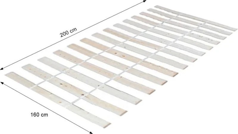 Rolovaný rošt, 160x200 cm, PLAZA Kondela 03013458