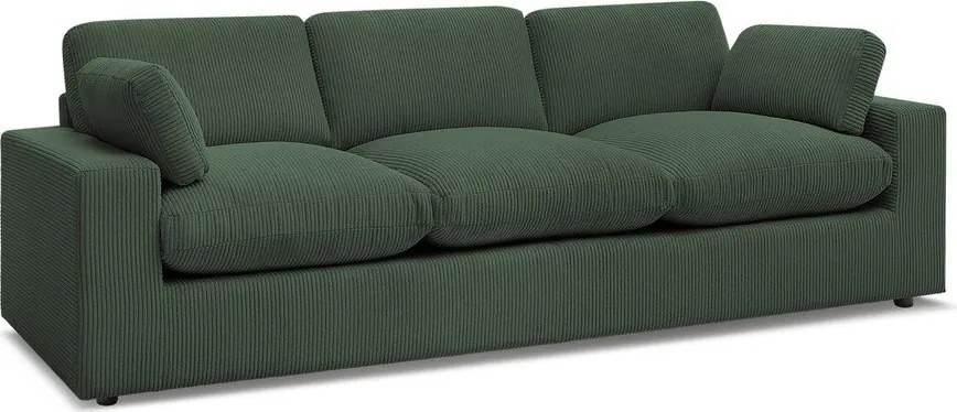 Zelená manšestrová pohovka 250 cm Belair – Bobochic Paris