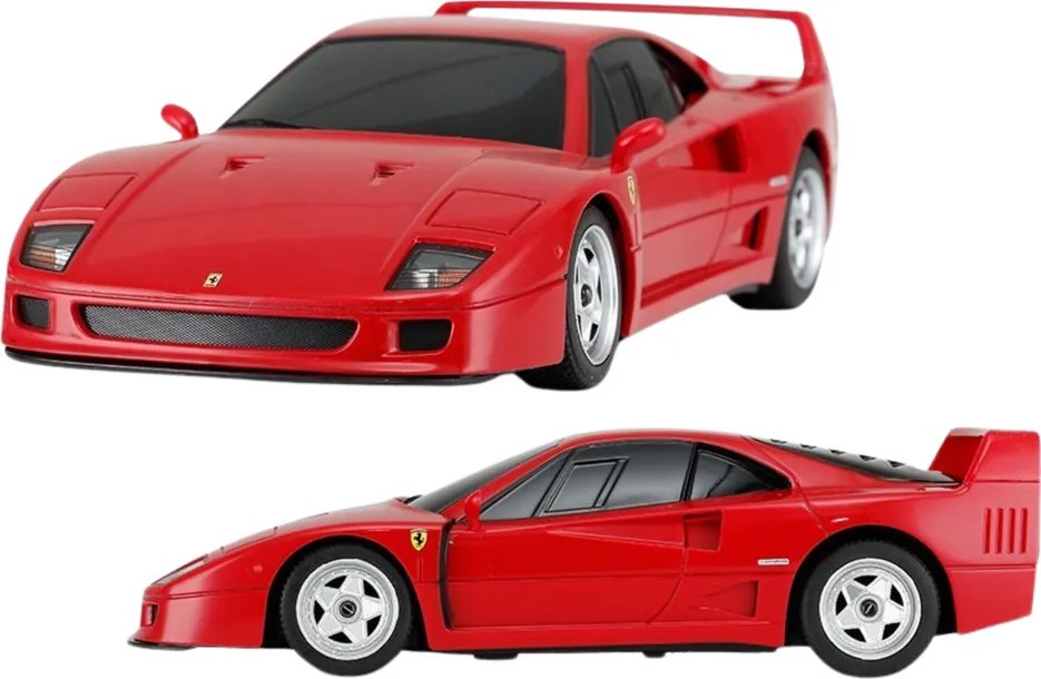 Rastar Sportovní RC auto v měřítku 1:24, dálkově ovládané Ferrari F40, červené