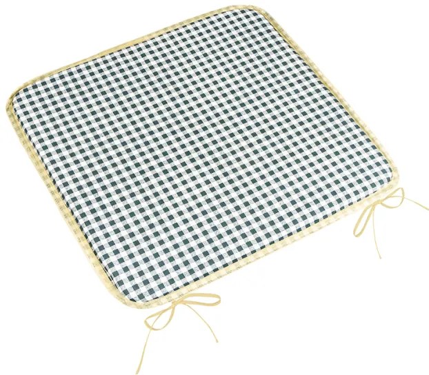 Bellatex Sedák BERTA hladký 40x40 cm Kostička šedá