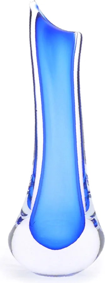 Skleněná hutní váza model 54, Zlatý topaz, 26 cm | České hutní sklo od Artcristal Bohemia