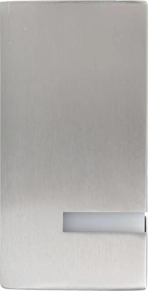 vidaXL Venkovní nástěnná svítidla 2 ks 35 W stříbrná obdélníková [45650]