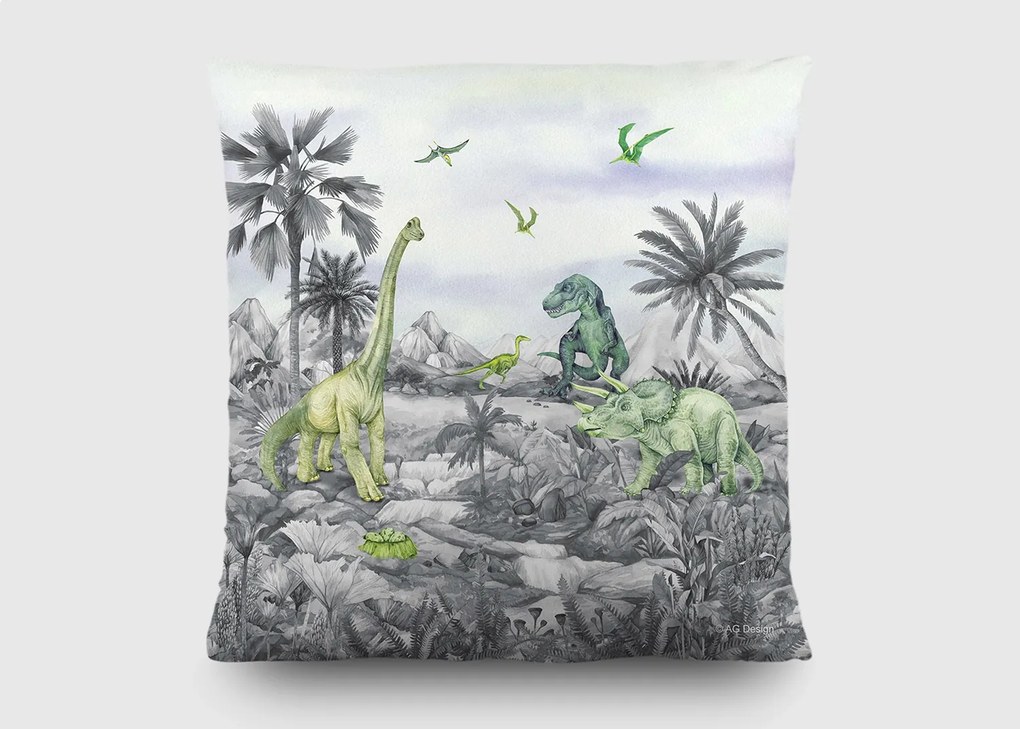Dekorativní polštářek Dino | 40 x 40 cm | DCND3143