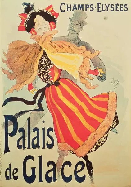 Obrazová reprodukce 'Ice Palace', Champs Elysees, Paris, 1893, Jules Cheret