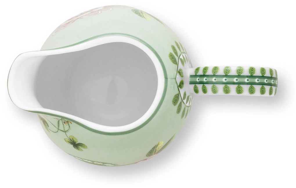 Pip Studio Lily &amp; Lotus mlékovka 250ml, zelená (porcelánová mlékovka)
