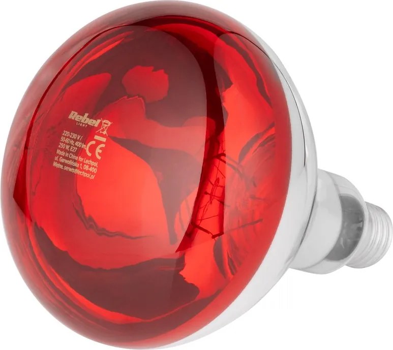 Žárovka infračervená Rebel ZAR0584 250W, 220-240V E27