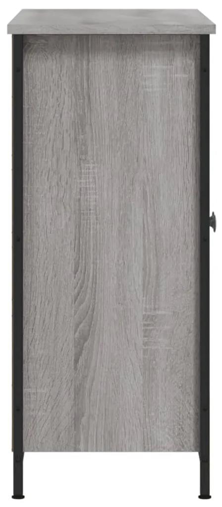 Příborník šedý sonoma 100 x 33 x 75 cm kompozitní dřevo - Default Title