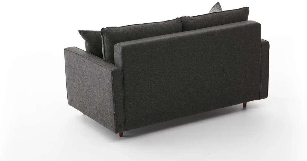 Atelier del Sofa 2-místná pohovka Eva - Anthracite, Antracitová