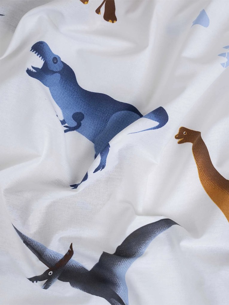 MK Lůžkoviny Bavlněný povlak na polštář Renforcé 70 x 90 cm - Dinosauři