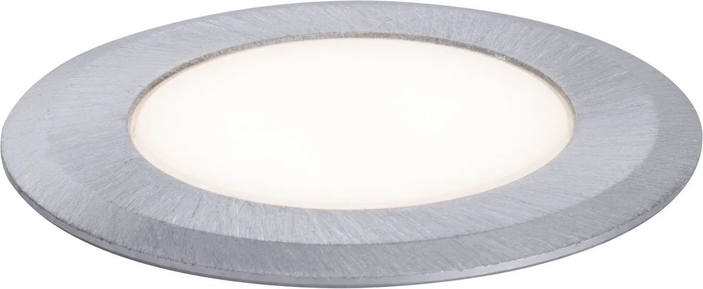P 94365 Zemní svítidlo IP65 3.000K 2W ocel umělá hmota 230V kruhové - PAULMANN
