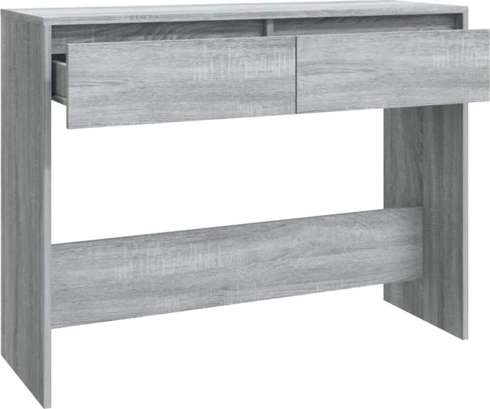 vidaXL Konzolový stolek 100 x 35 x 76,5 cm kompozitní dřevo [813036] Barva: Černá