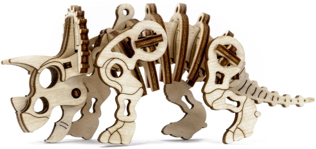 3d puzzle wooden city 3d puzzle triceratops 40 dílů