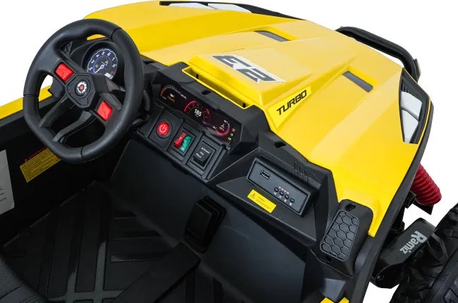 Elektrické autíčko Buggy TURBO 23 žluté