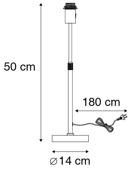 Stolní lampa bílá nastavitelná - Parte