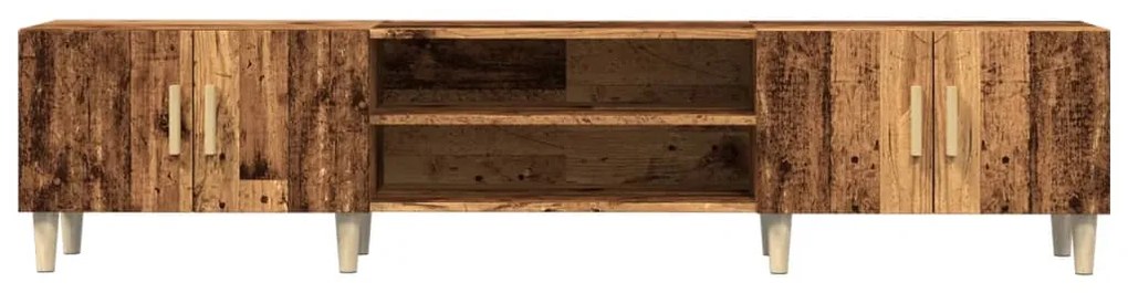 TV skříňka old wood 180 x 31,5 x 40 cm kompozitní dřevo