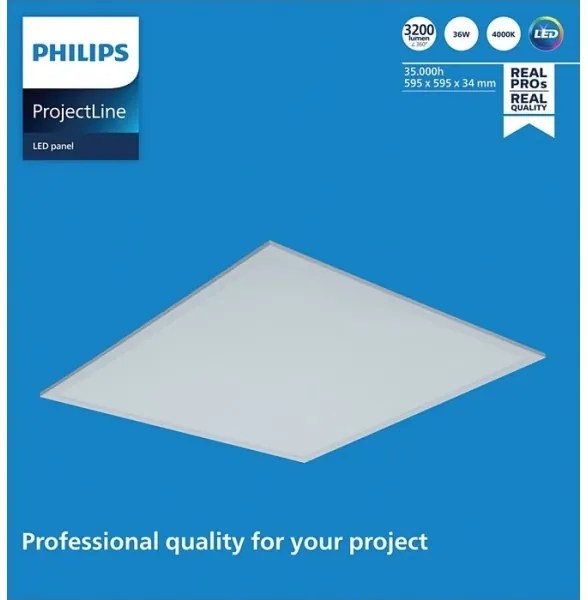 Philips - LED Panel podhledový PROJECTLINE LED/36W/230V 59,5x59,5 cm