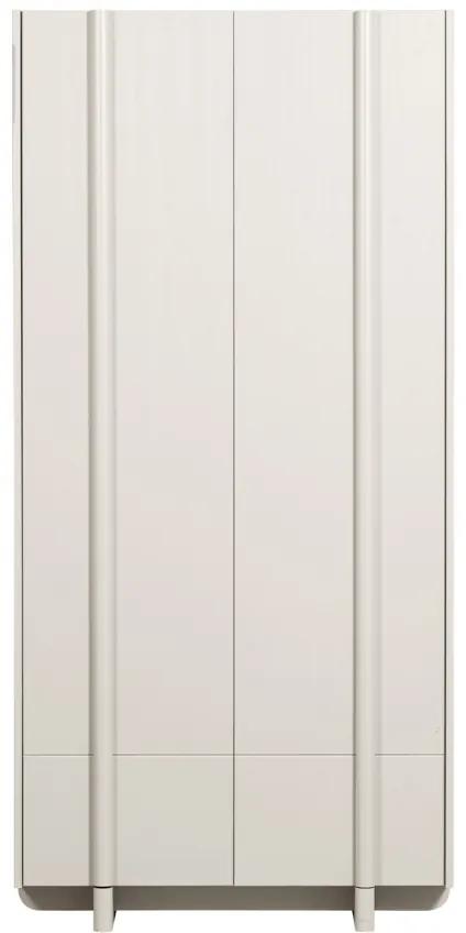 Hoorns Bílá borovicová skříň Almo 210 x 101 cm