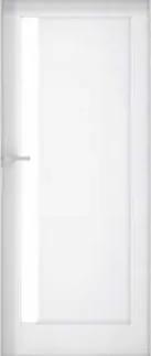 Interiérové dveře EGO LINE NOVE 3 - dýha Enduro - Bílá B134, levé "80", bez zámku pro klíč
