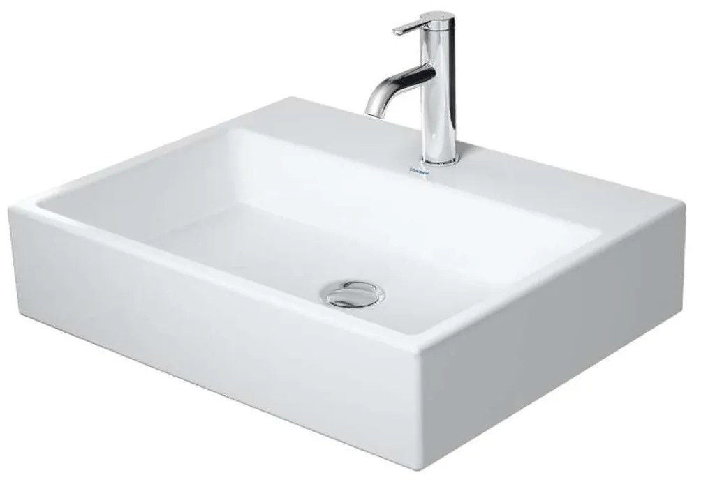Duravit Vero Air - Umyvadlo nábytkové 60x47 cm, bez přepadu, otvor pro baterii, bílá 2350600071