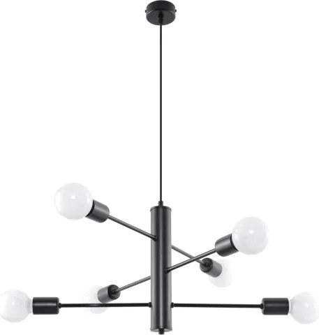 Lustr SOLLUX Duomo 6 E27 6x60W bez zdroje SL.0305