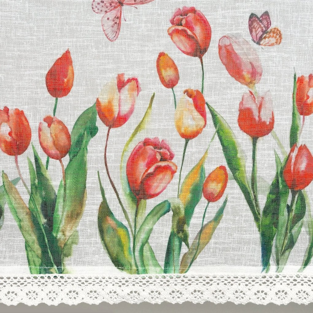 KRÁTKÁ ZÁCLONA NA PÁSCE STELLA 150X60 CM VÍCEBAREVNÁ