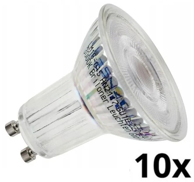 Briloner 0548-003 - SADA 10x LED Žárovka GU10/3,5W/230V 3000K