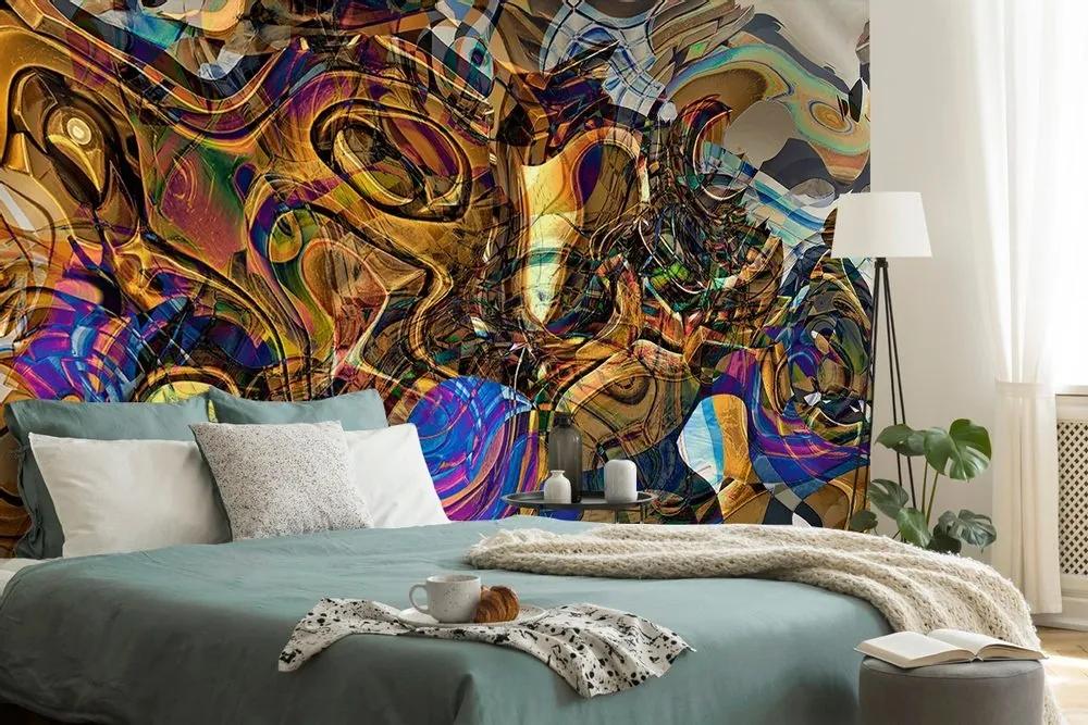 Samolepící tapeta plná abstraktního umění - 150x100 cm