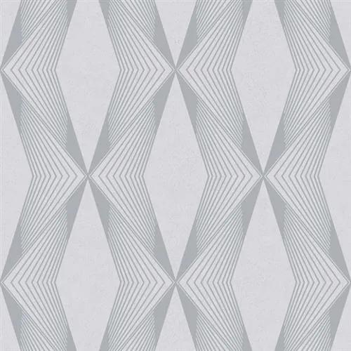 Vliesové tapety na zeď LIVIO 402122, geometrický vzor šedý na šedém podkladu, rozměr 10,05 m x 0,53 m, IMPOL TRADE