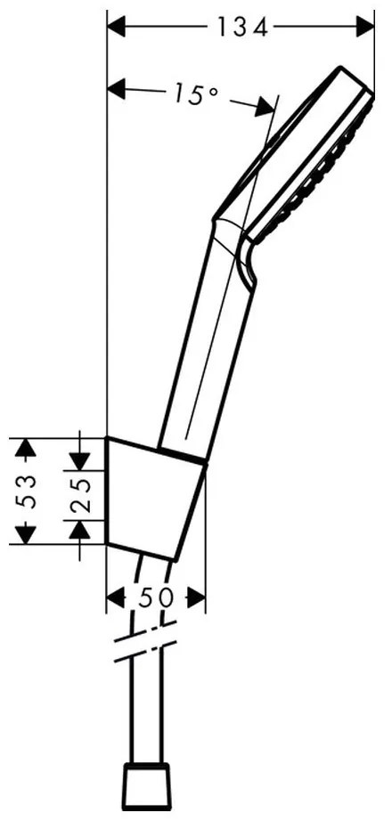 Hansgrohe HG SET Logis E1 - Sprchový systém pod omítku - páková baterie kompletní sada, chrom