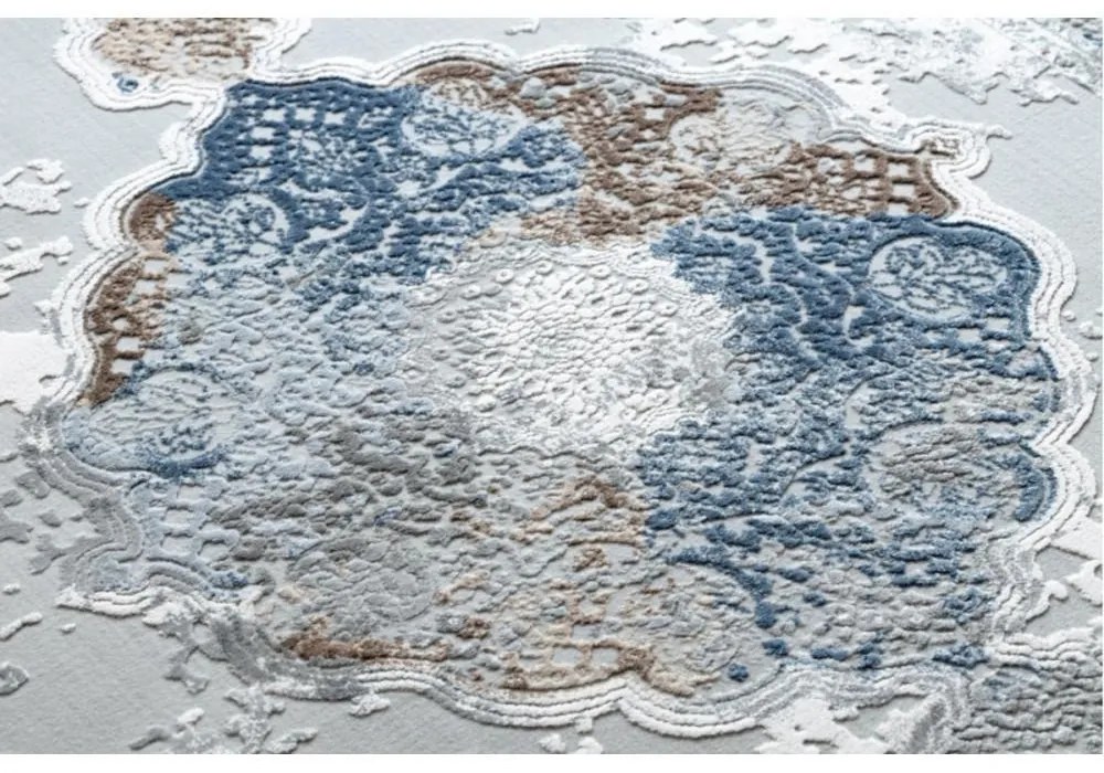 Luxusní kusový koberec akryl Elena šedý 80x100cm
