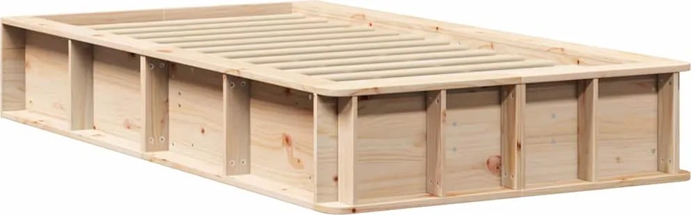 Rám postele Hnědá 90 x 190 cm Masivní borové dřevo 3385739