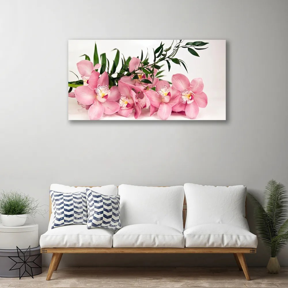 Obraz na plátně Orchidej Květiny Lázně 120x60 cm