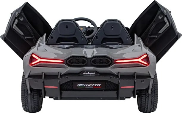 Elektrické autíčko Lamborghini Revuelto XL šedé