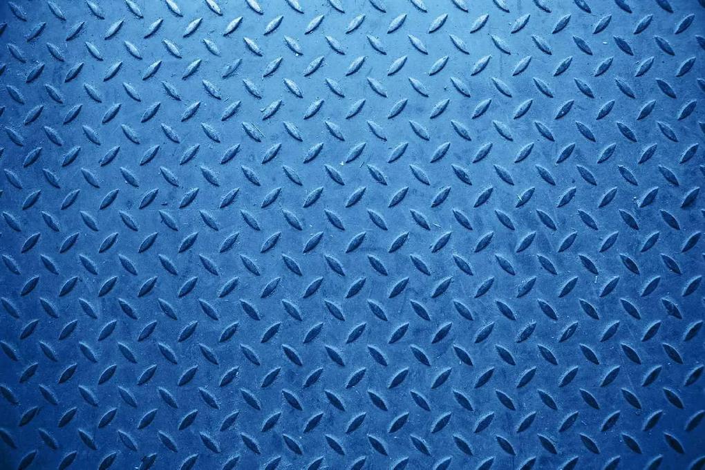 DIMEX | Samolepicí vliesová fototapeta na zeď Modré kovové pozadí MA-5-2627 | 375 x 250 cm | modrá