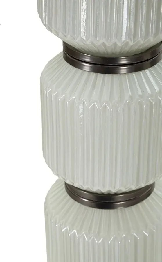 Stojací lampa Bright 164 cm šedá/bílá
