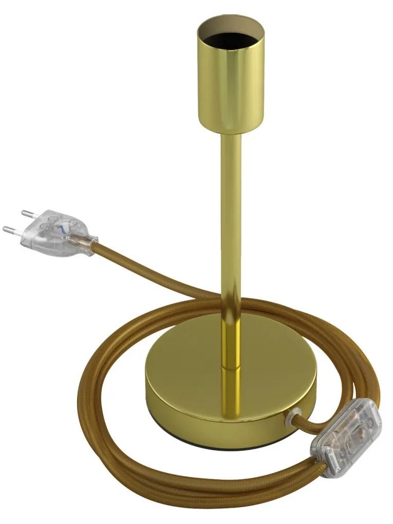 creative cables Kovová stolní lampa Alzaluce Velikost: 15 cm, Barva: Matná bílá