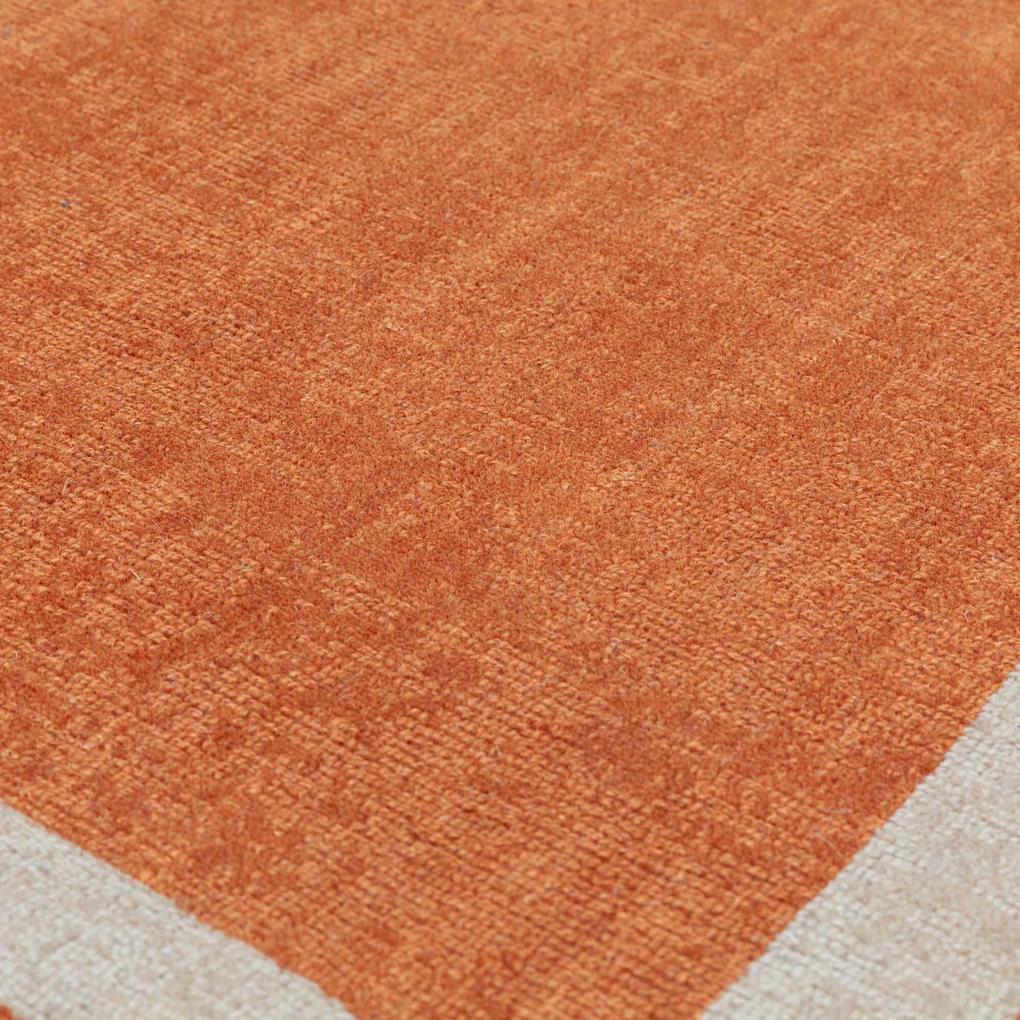 Tribeca Design Kusový koberec Buster Border Orange Rozměry: 120x170 cm