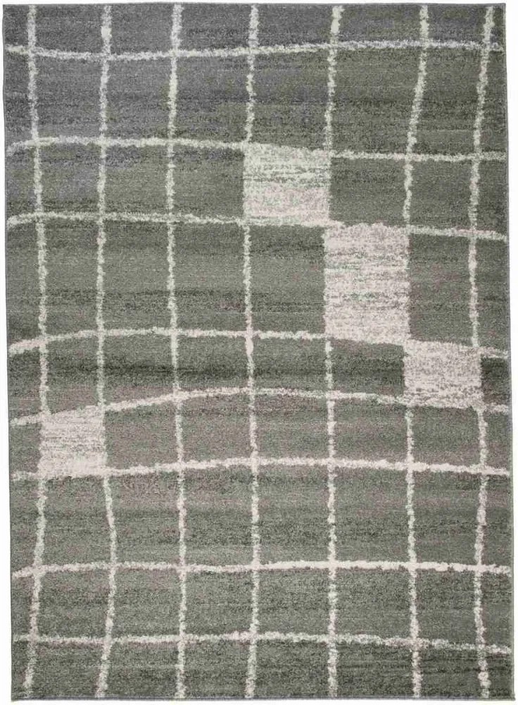 Kusový koberec Káro šedý, Velikosti 80x150cm