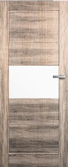 Interiérové dveře vasco doors TEO model 3 Průchozí rozměr: 70 x 197 cm, Orientace dveří: Levé dveře, Dekor: Ořech muškátový
