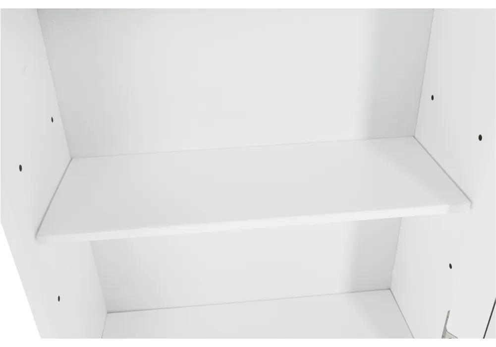Závěsná skříňka se zrcadlem ATENE TYP 2, bílá