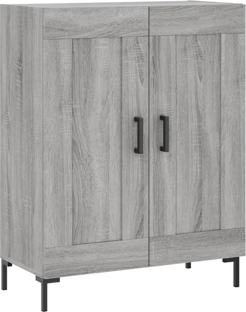 Skříň highboard šedá sonoma 69,5 x 34 x 180 cm kompozitní dřevo 3199687