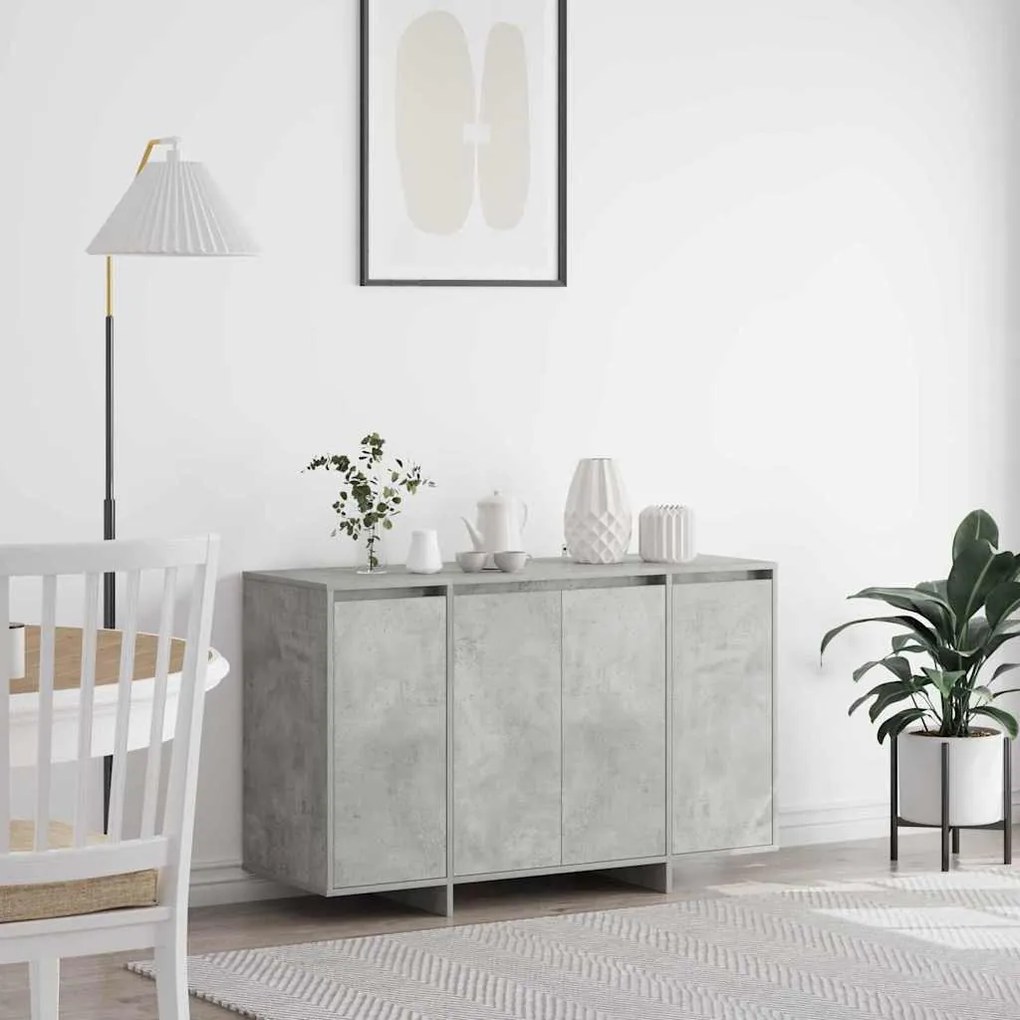 Servírovací skříň Betonově šedá 120 x 41 x 75 cm 3333899