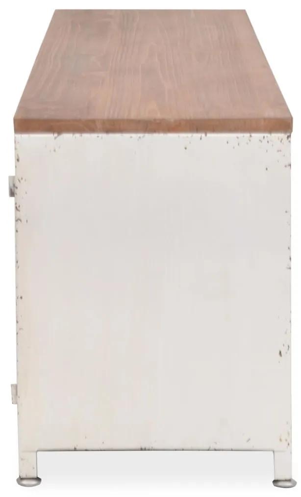 TV stolek - bílý | 120x30x40 cm