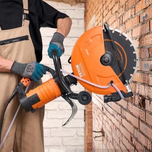 35,6 cm elektrická pila na beton mokro/suchá pila s vodním čerpadlem a kotoučem