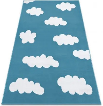 Balta  Dětský kusový koberec ANNA 2661 Mráčky modrý 200 x 300
