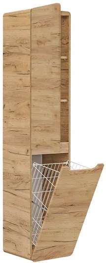Koupelnová skříňka ARUBA craft 804 vysoká s košem