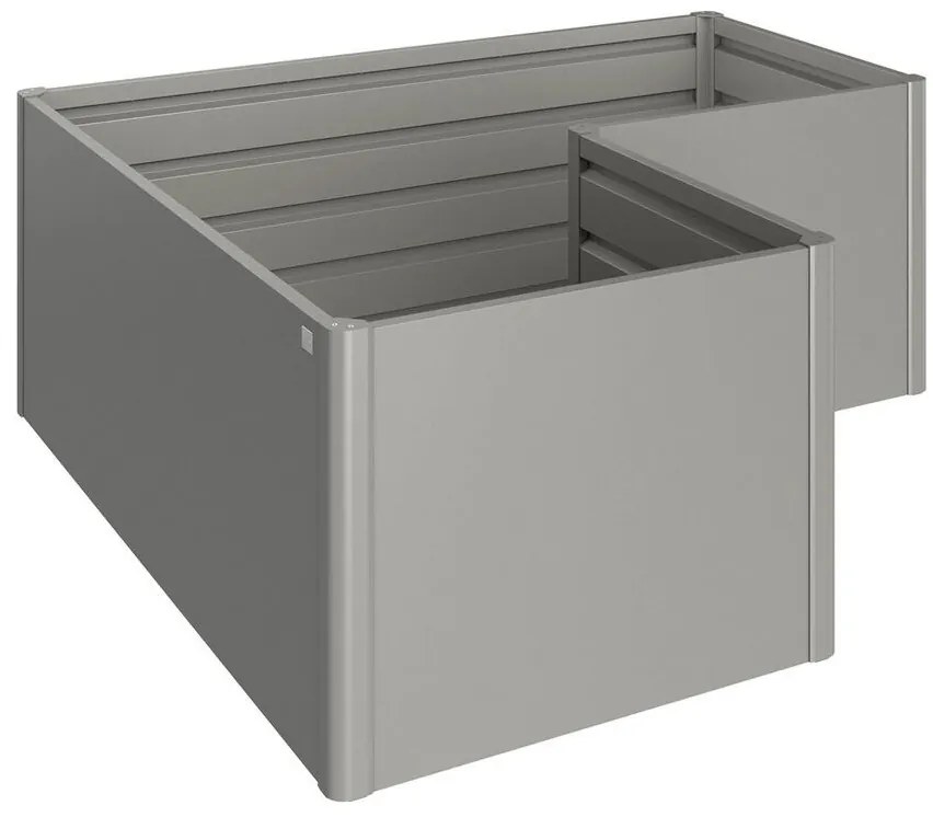 Biohort Květináč - zeleninový záhon Plantbox Barva: Stříbrná metalická, Velikost: 2x0,5 201x53x77 cm
