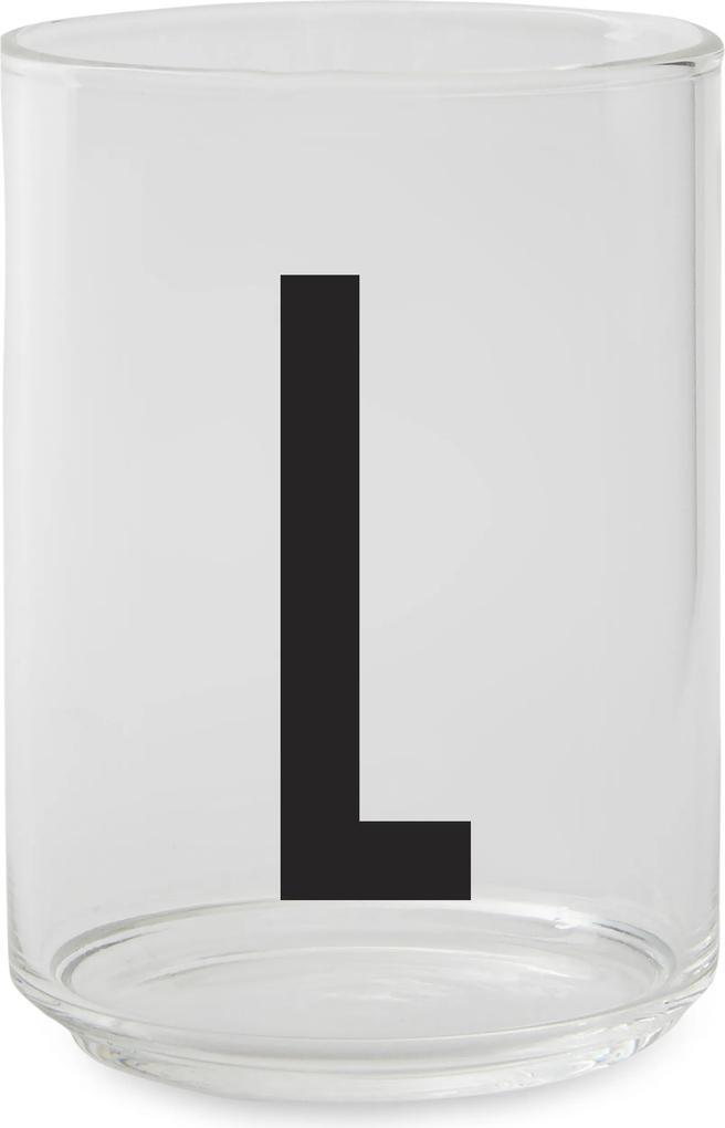 Skleněný pohár AJ písmeno L