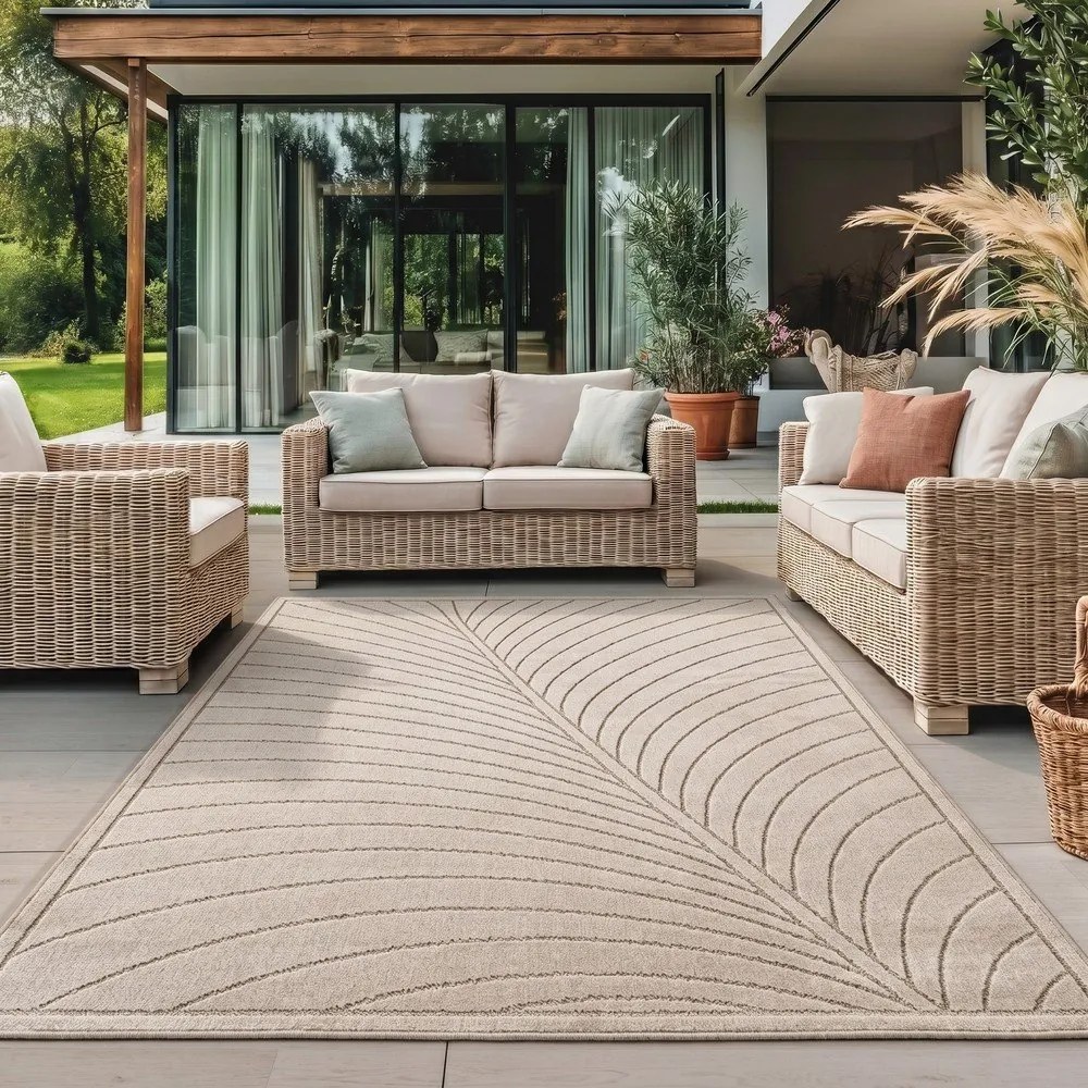 Béžový vnitřní a venkovní koberec 200x290 cm Nova 1204 – Ayyildiz Carpets